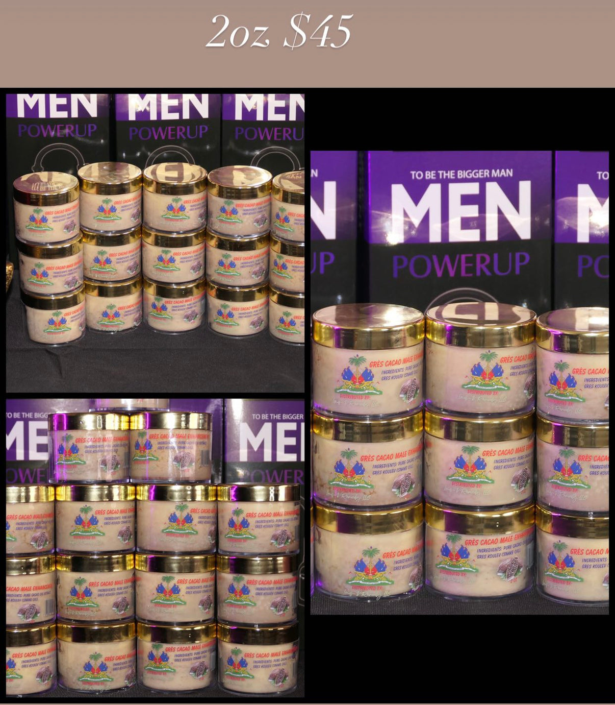 Gres Koulev With Haitian Cacao Oil – LouisVShop1